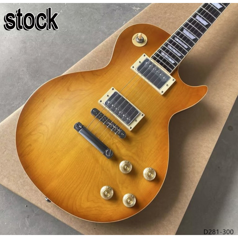 ELectric guitar one piece mahogany body and neck bone nut small pin ...