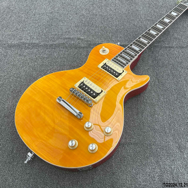 Electric guitar LP slash Stainless steel frets bone nut ABR-1 bridge ...