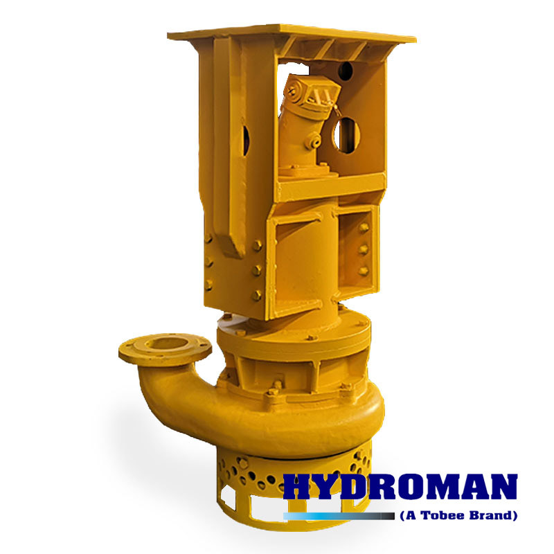 Excavator Mounted Dredge Pumps for Clean Sand out of a River Bed-Hydroman